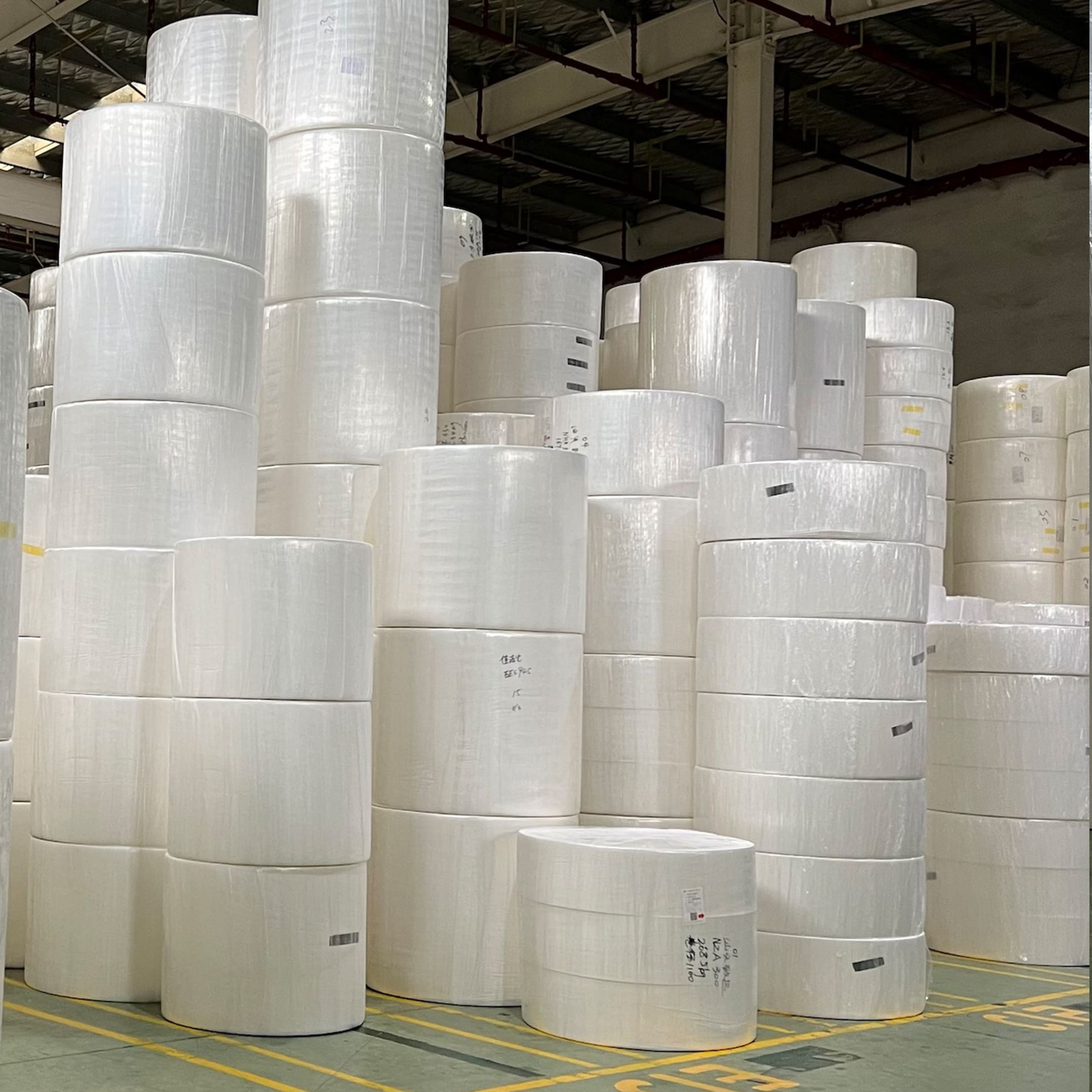 fabricación de bobinas-jumbo de papel tisú